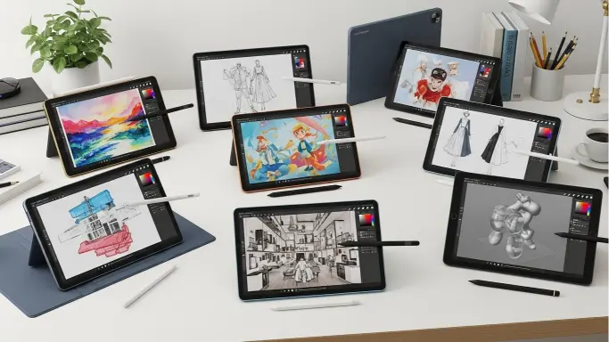 Best Smart Tablets for Artists and Creative Work in 2025